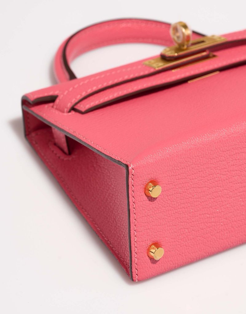 Hermès Kelly Mini Chevre Mysore Rose Azalee | SACLÀB