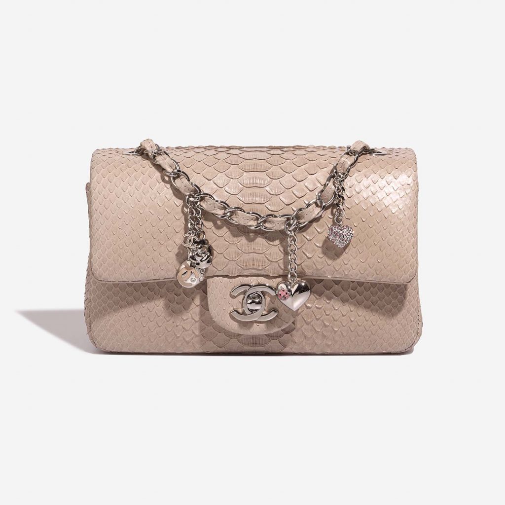 Chanel Timeless Small Python Nude | SACLÀB
