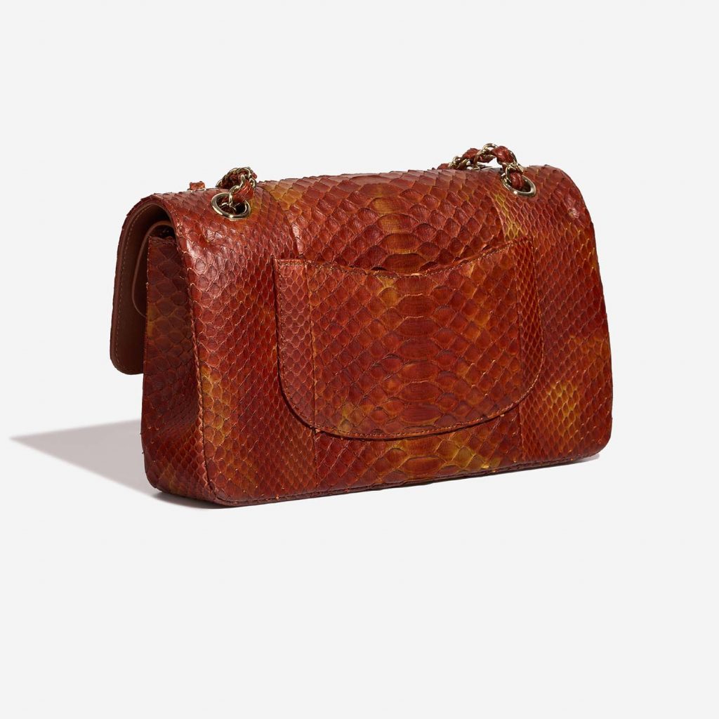 Chanel Timeless Medium Python Red / Orange | SACLÀB
