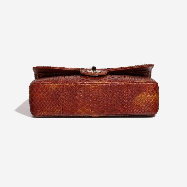 Chanel Timeless Medium Python Red / Orange | SACLÀB