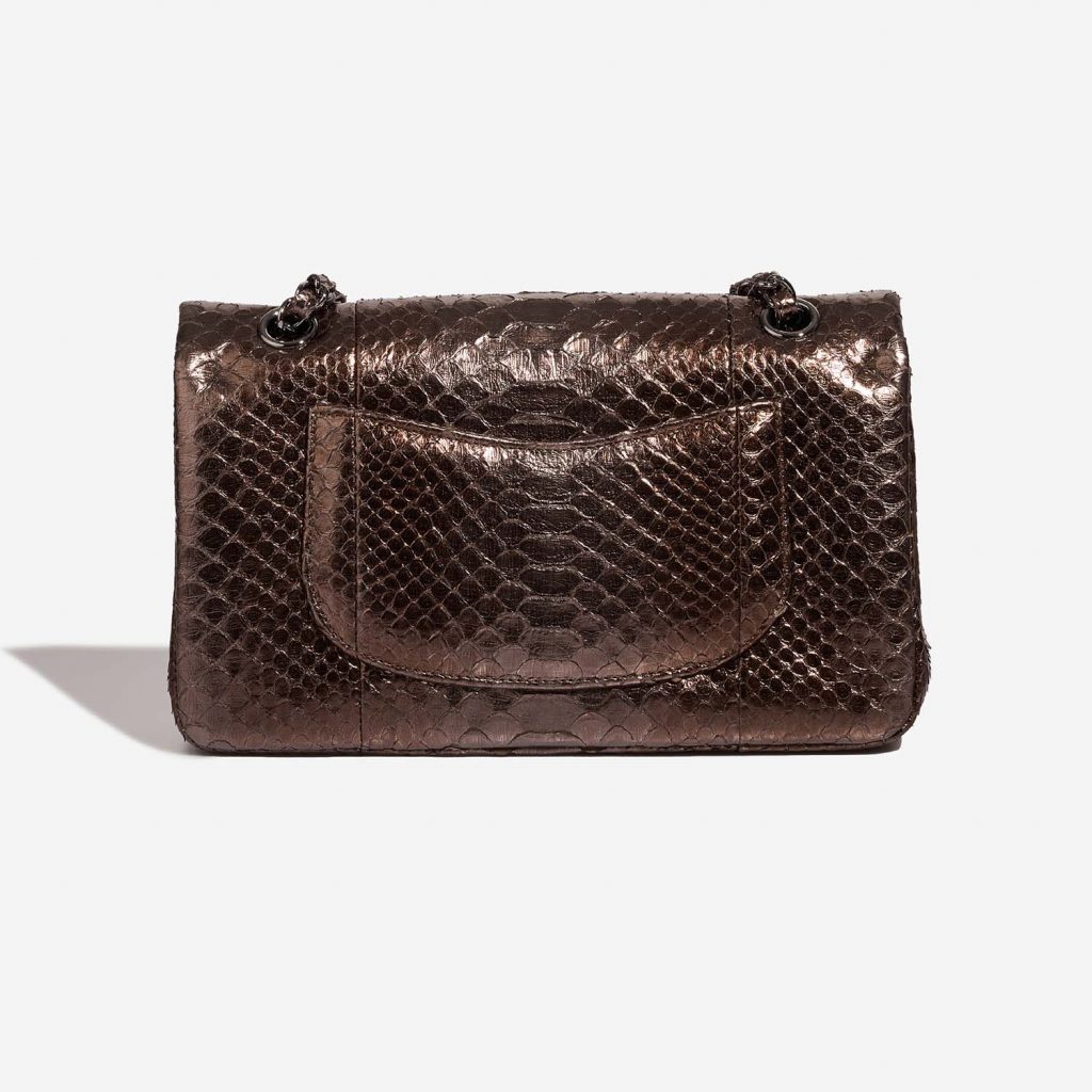 Chanel Timeless Medium Python Bronze | SACLÀB