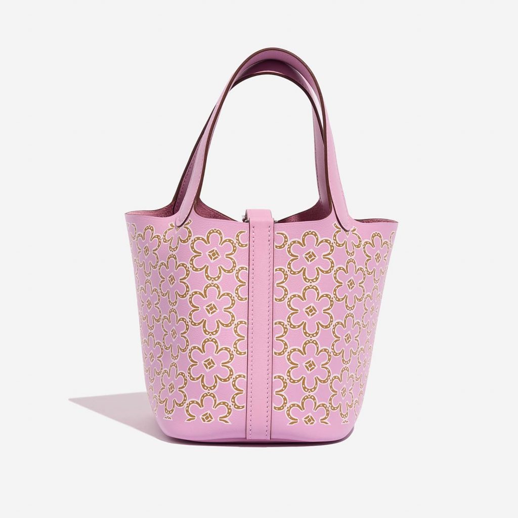 Hermès Picotin Micro Lucky Daisy Swift Mauve Sylvestre | SACLÀB
