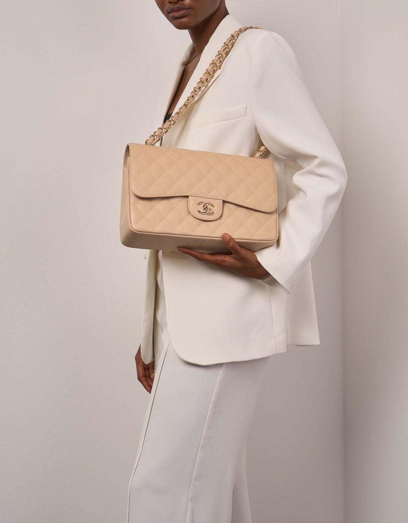Chanel Timeless Mini Square Lamb White | SACLÀB
