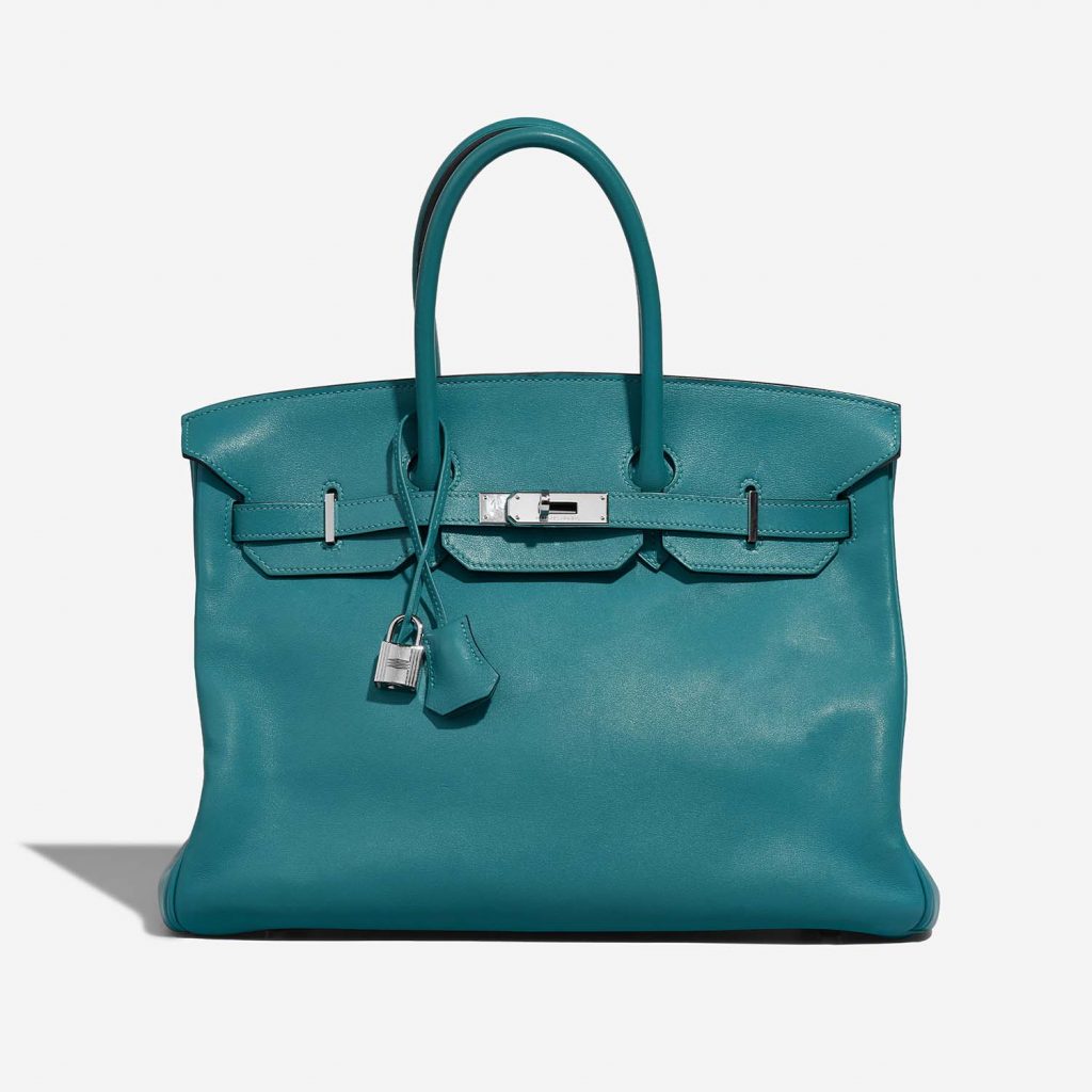 Hermès Birkin 35 Swift Bleu Paon | SACLÀB