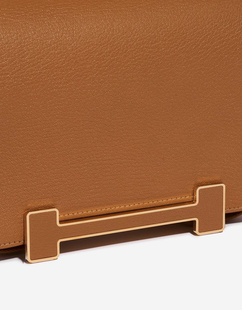 Hermès Geta Chèvre Caramel | SACLÀB