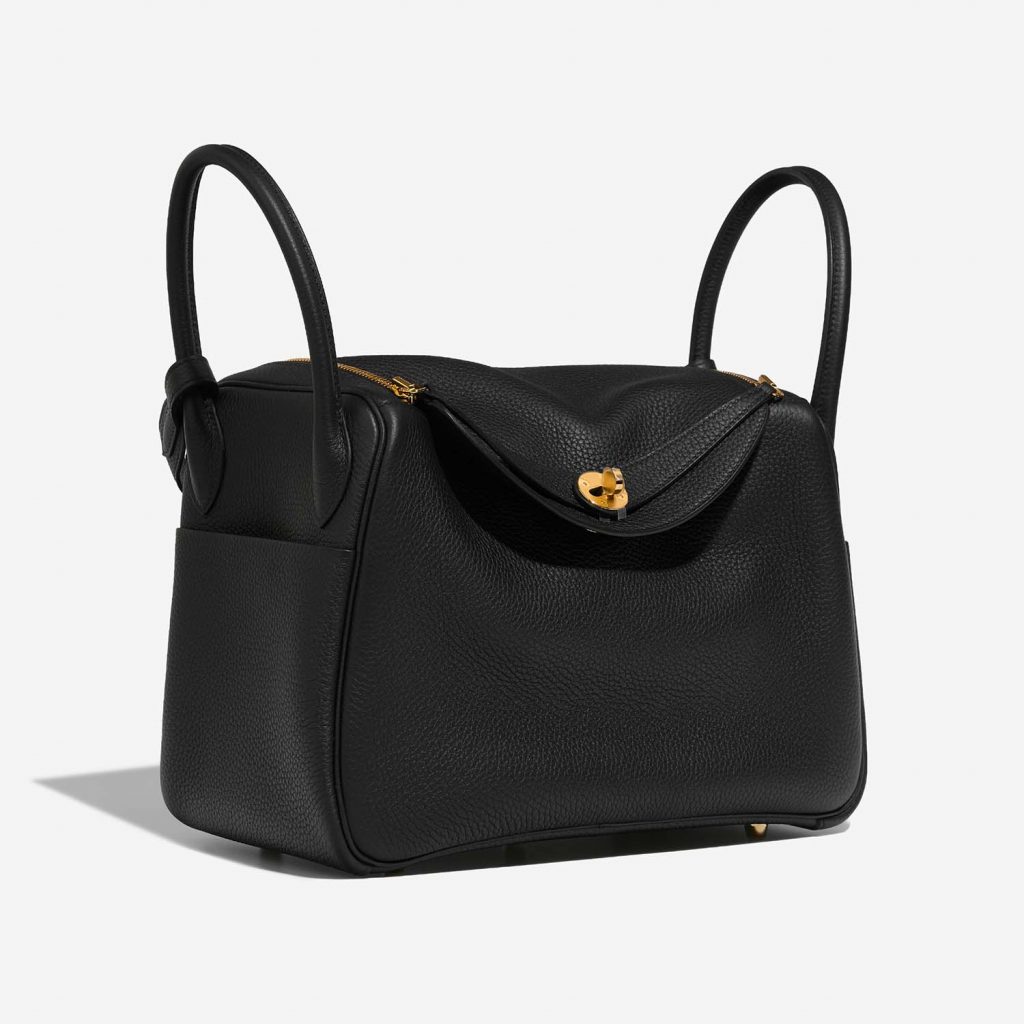 Hermès Lindy 30 Taurillon Clémence Black | SACLÀB