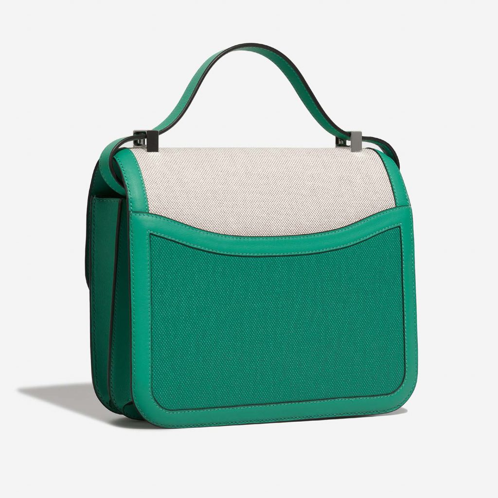 Hermès Constance 24 Swift / Toile Vert Jade | SACLÀB