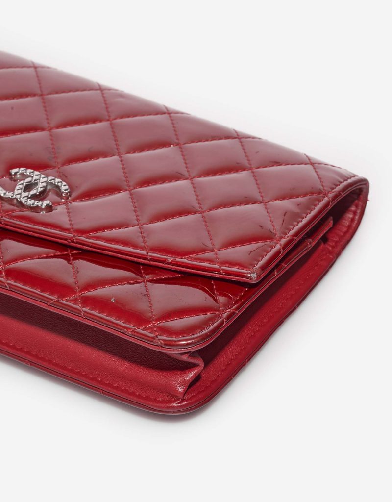 Chanel Timeless Wallet On Chain Patent Red | SACLÀB