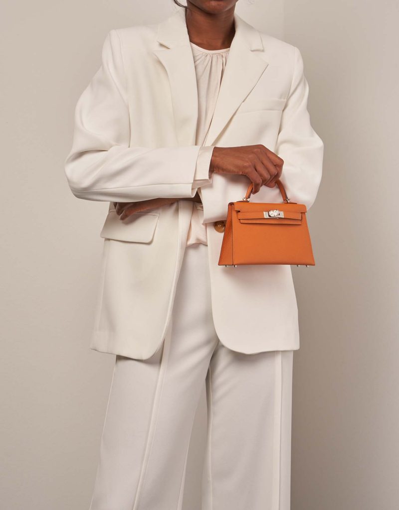 Hermès Kelly Mini Epsom Orange | SACLÀB