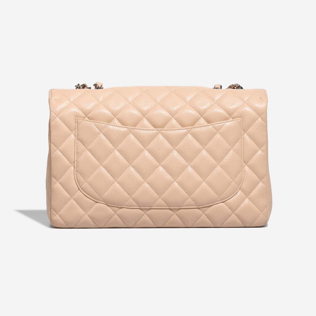Chanel Timeless Jumbo Caviar Beige | SACLÀB