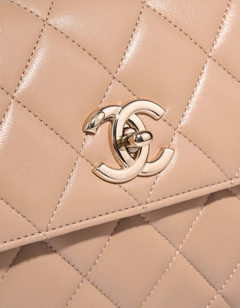 Chanel Trendy CC Medium Lamb Beige | SACLÀB