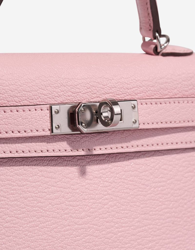 Hermès Kelly Mini Chèvre Rose Sakura | SACLÀB
