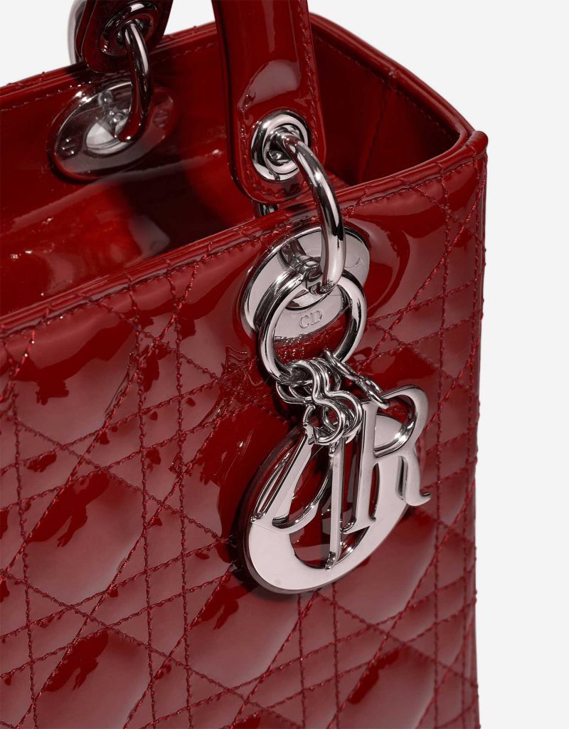Dior Lady Medium Patent Red | SACLÀB