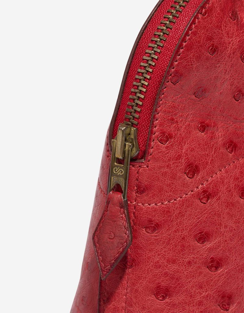 Hermès Bolide 27 Ostrich Rouge Vif | SACLÀB