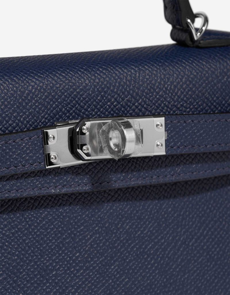 Hermès Kelly Mini Epsom Bleu Navy | SACLÀB