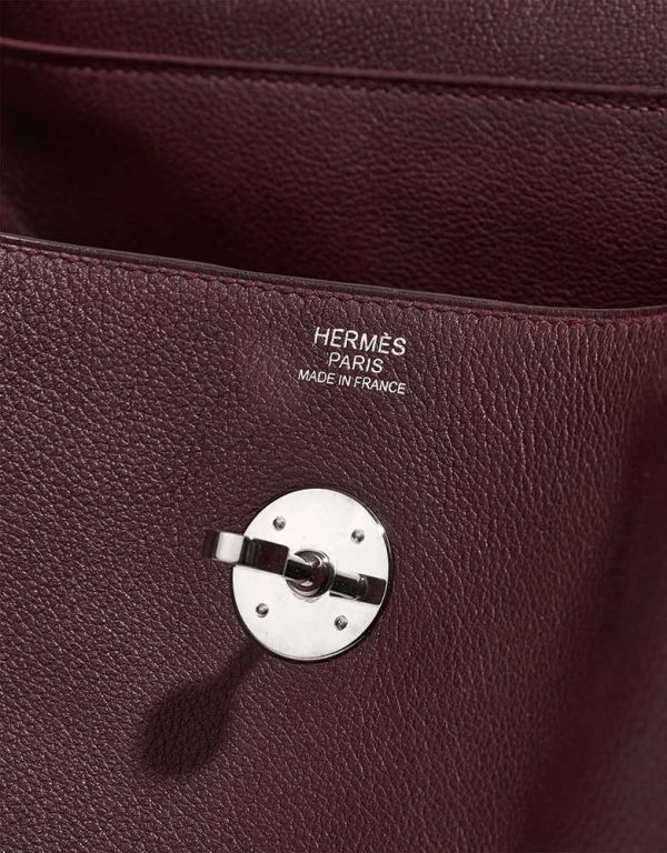 Hermès Lindy 30 Evercolor Rouge Sellier | SACLÀB