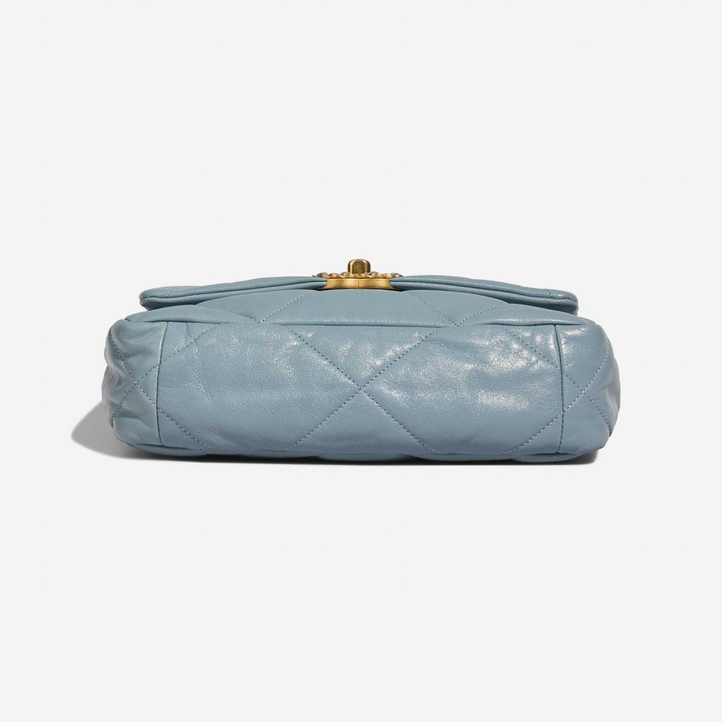 Chanel 19 Flap Bag Medium Lamb Light Blue | SACLÀB