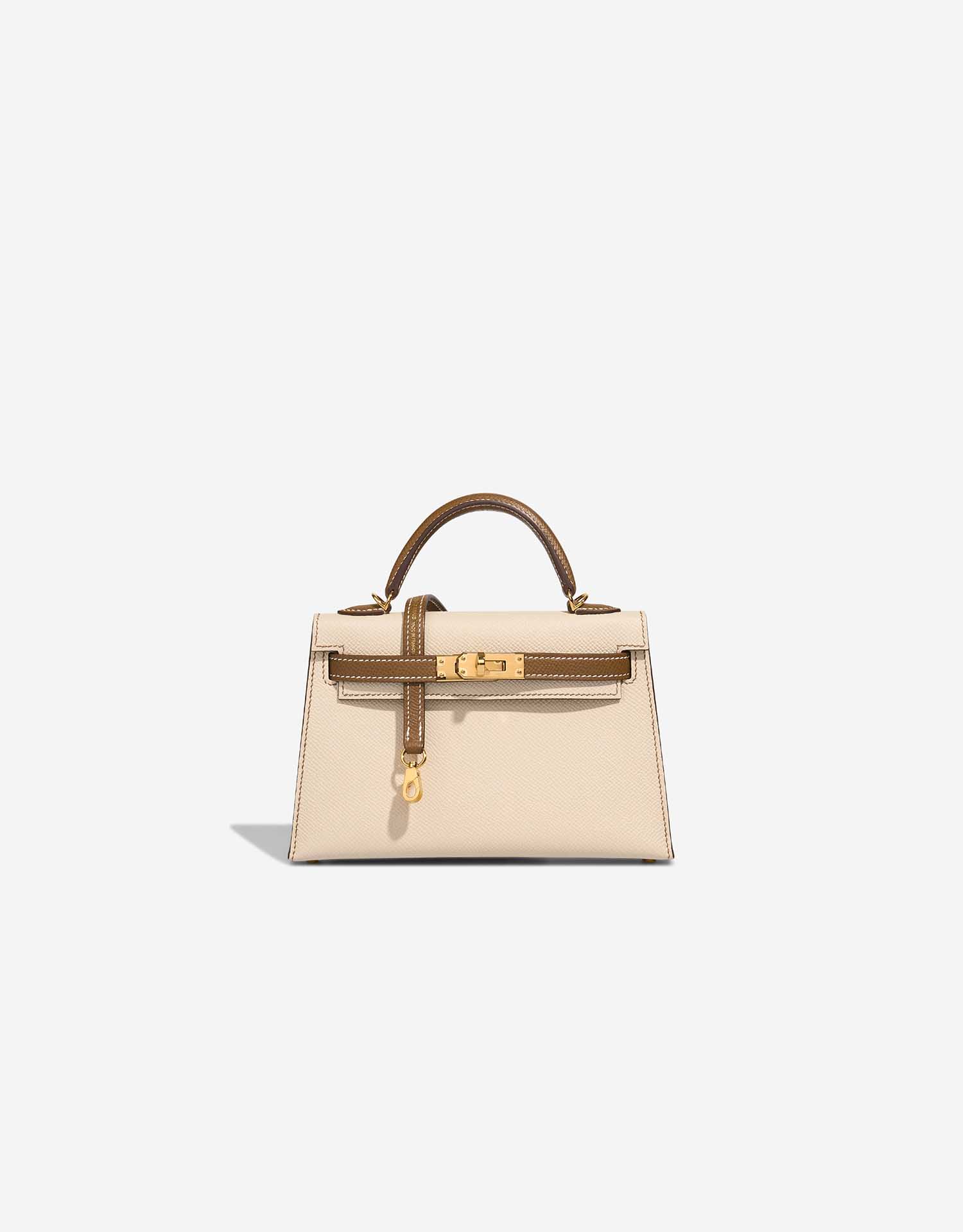Hermès Kelly HSS Mini Epsom Craie / Gold | SACLÀB
