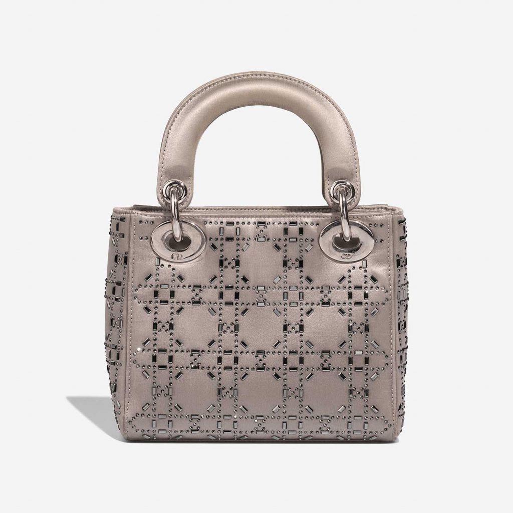 Dior Lady Mini Satin Taupe | SACLÀB