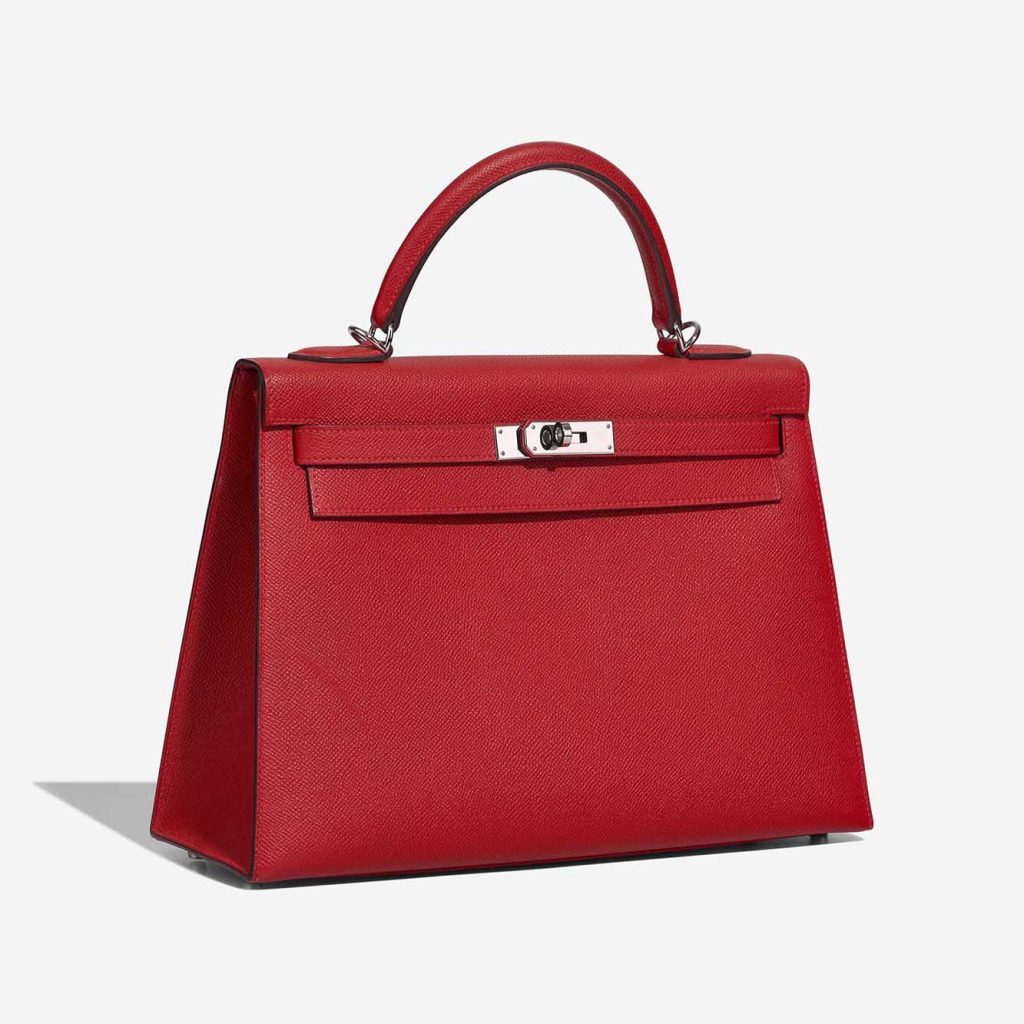 Hermès Kelly 32 Epsom Rouge Casaque | SACLÀB