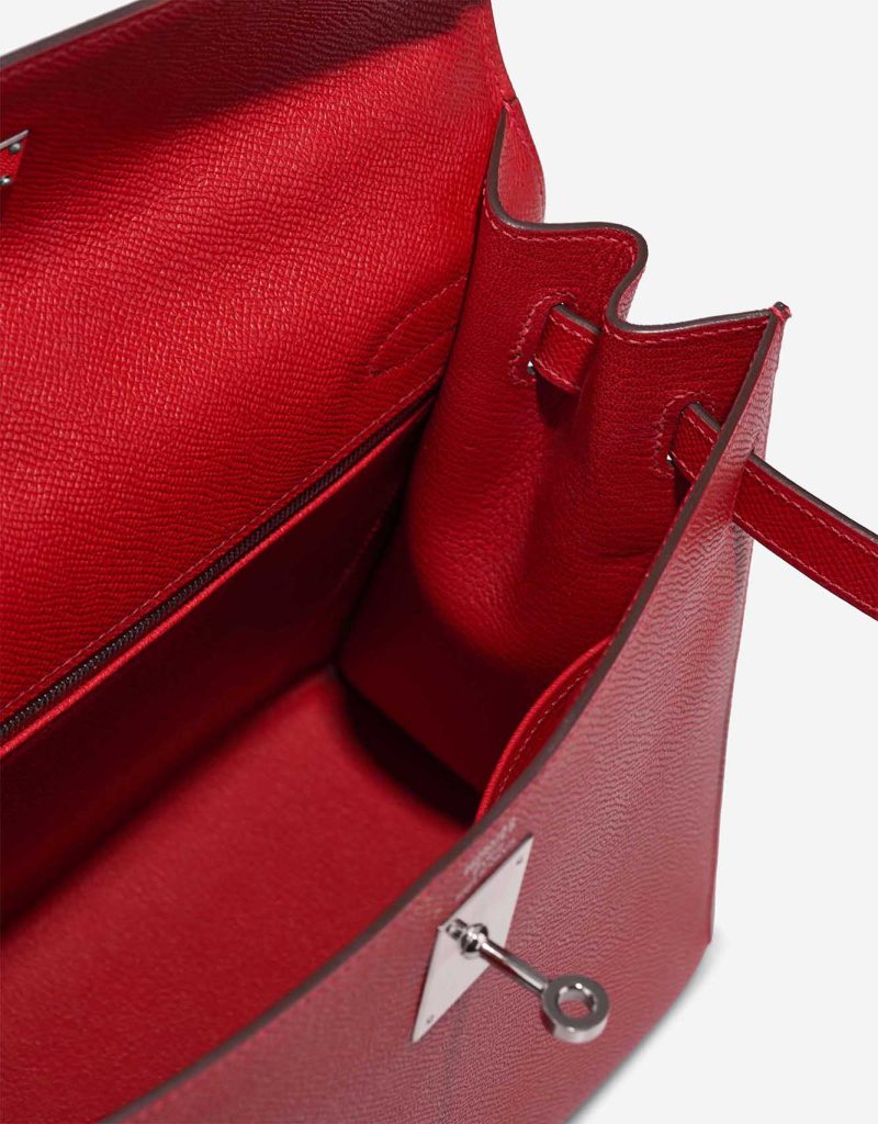 Hermès Kelly 32 Epsom Rouge Casaque | SACLÀB