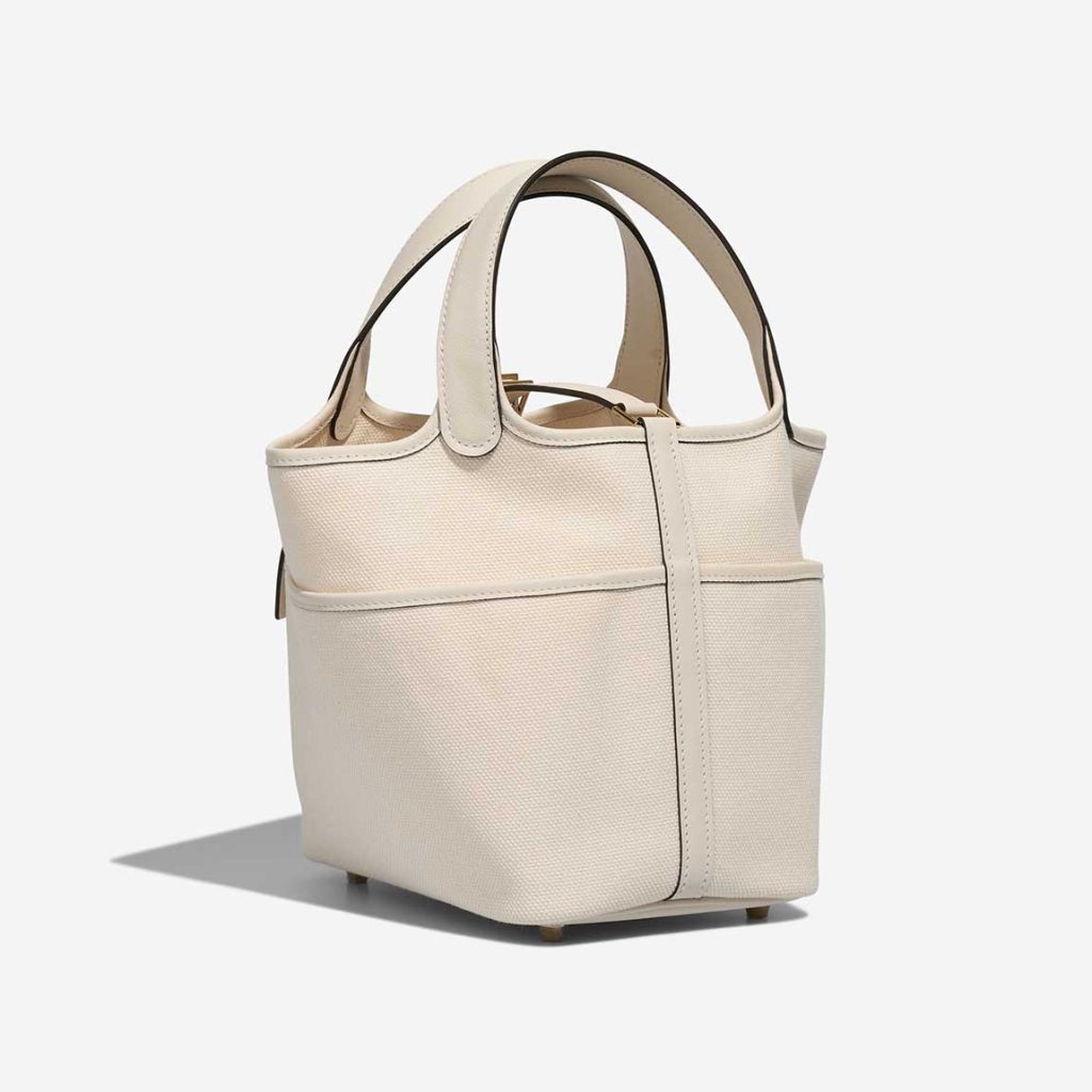Hermès Picotin Cargo 18 Toile Goeland / Swift Nata | SACLÀB