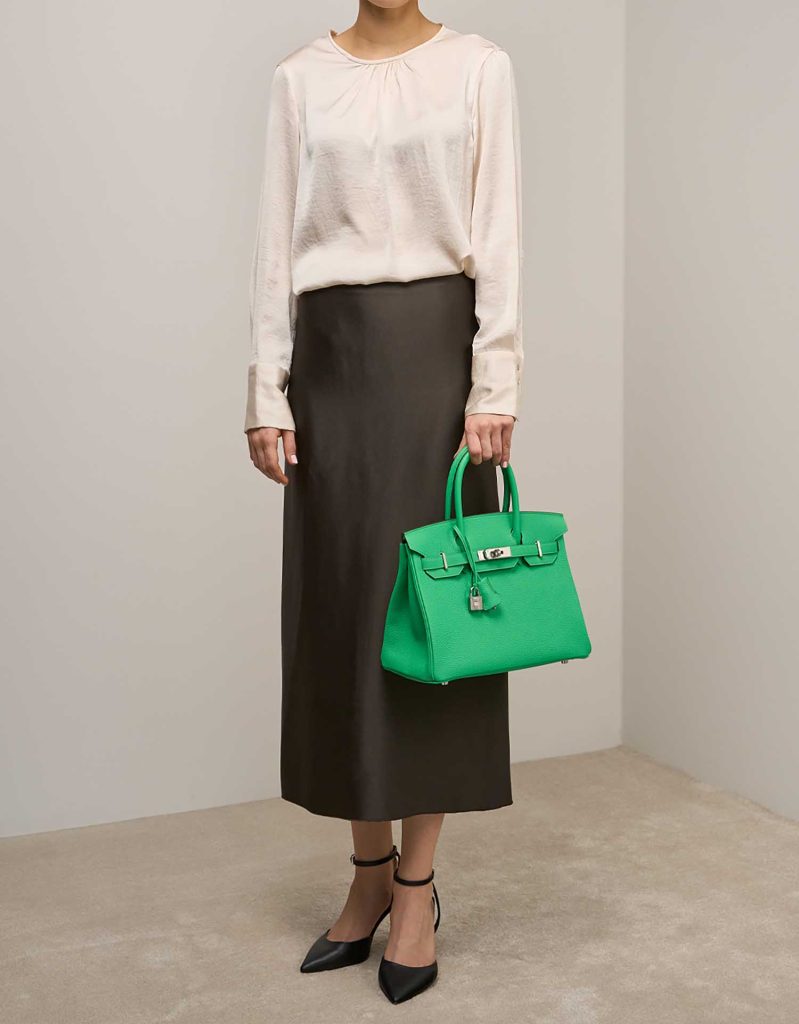 Hermès Birkin 30 Togo Vert Comics | SACLÀB
