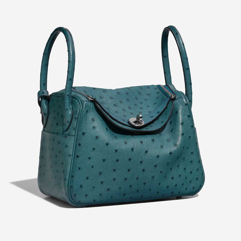 Hermès Lindy 26 Ostrich Malachite | SACLÀB