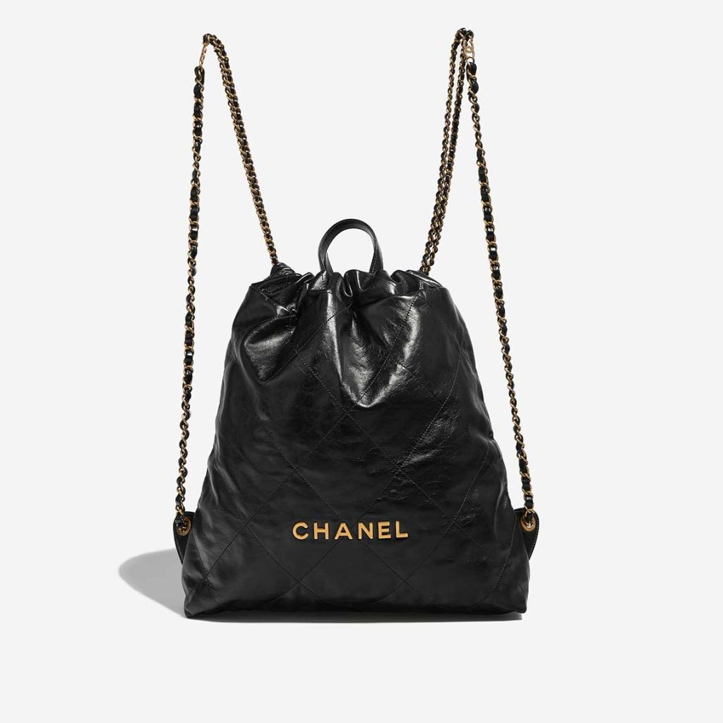 Chanel 22 Backpack Lamb Black | SACLÀB