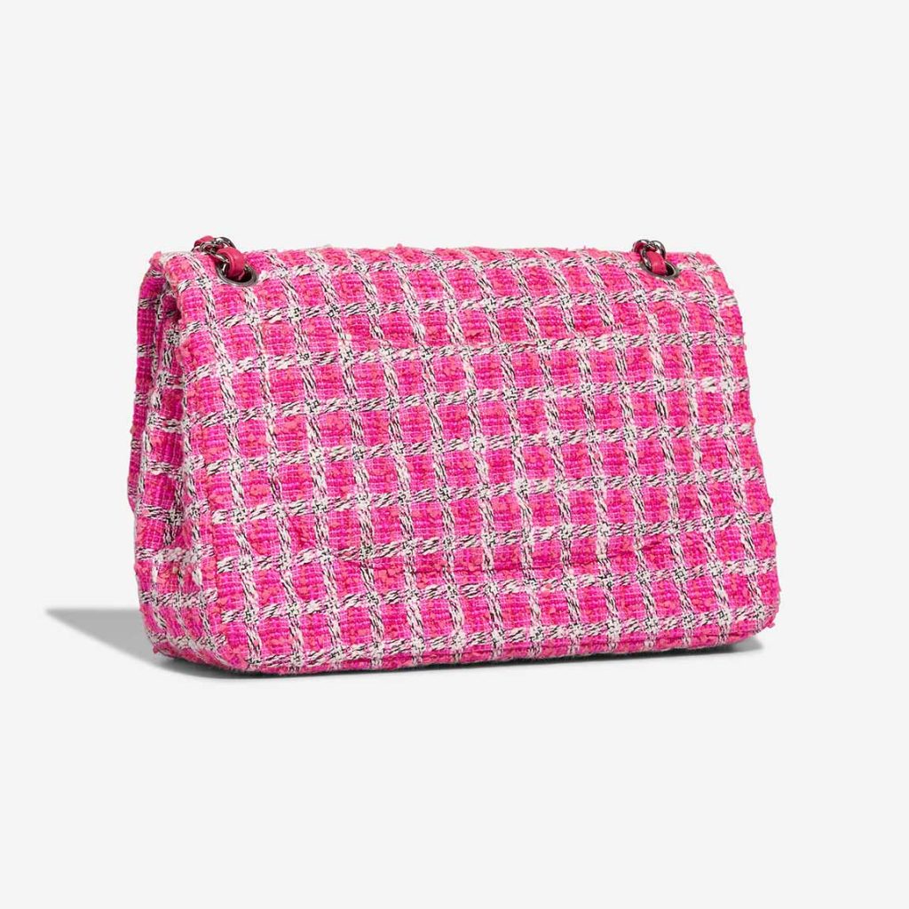 Chanel Timeless Jumbo Tweed Pink / White | SACLÀB