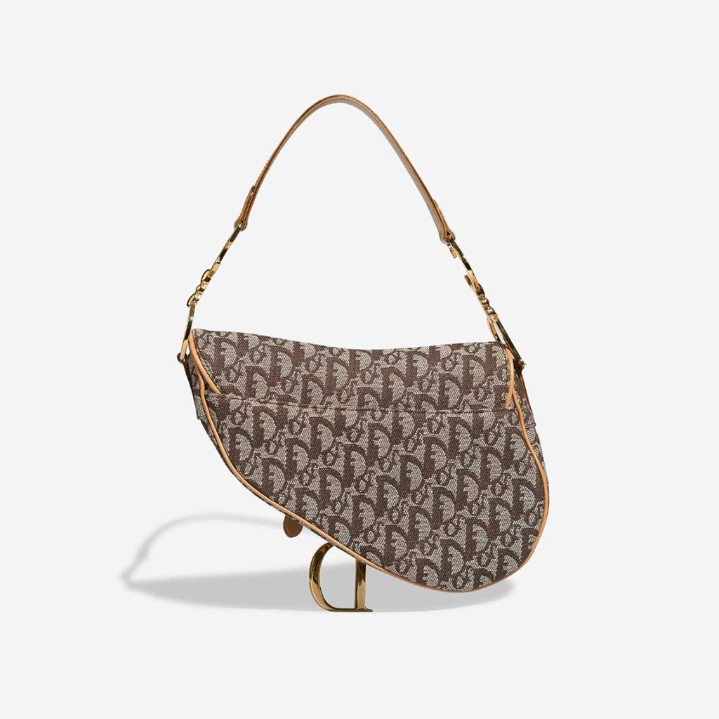 Dior Saddle Medium Fabric Light Brown | SACLÀB