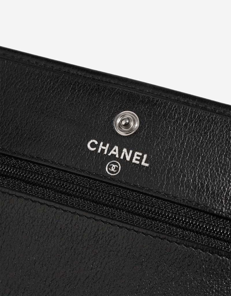 Chanel Wallet On Chain Lamb Black | SACLÀB