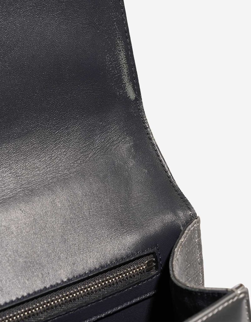 Dior Diorama Medium Patent Silver | SACLÀB