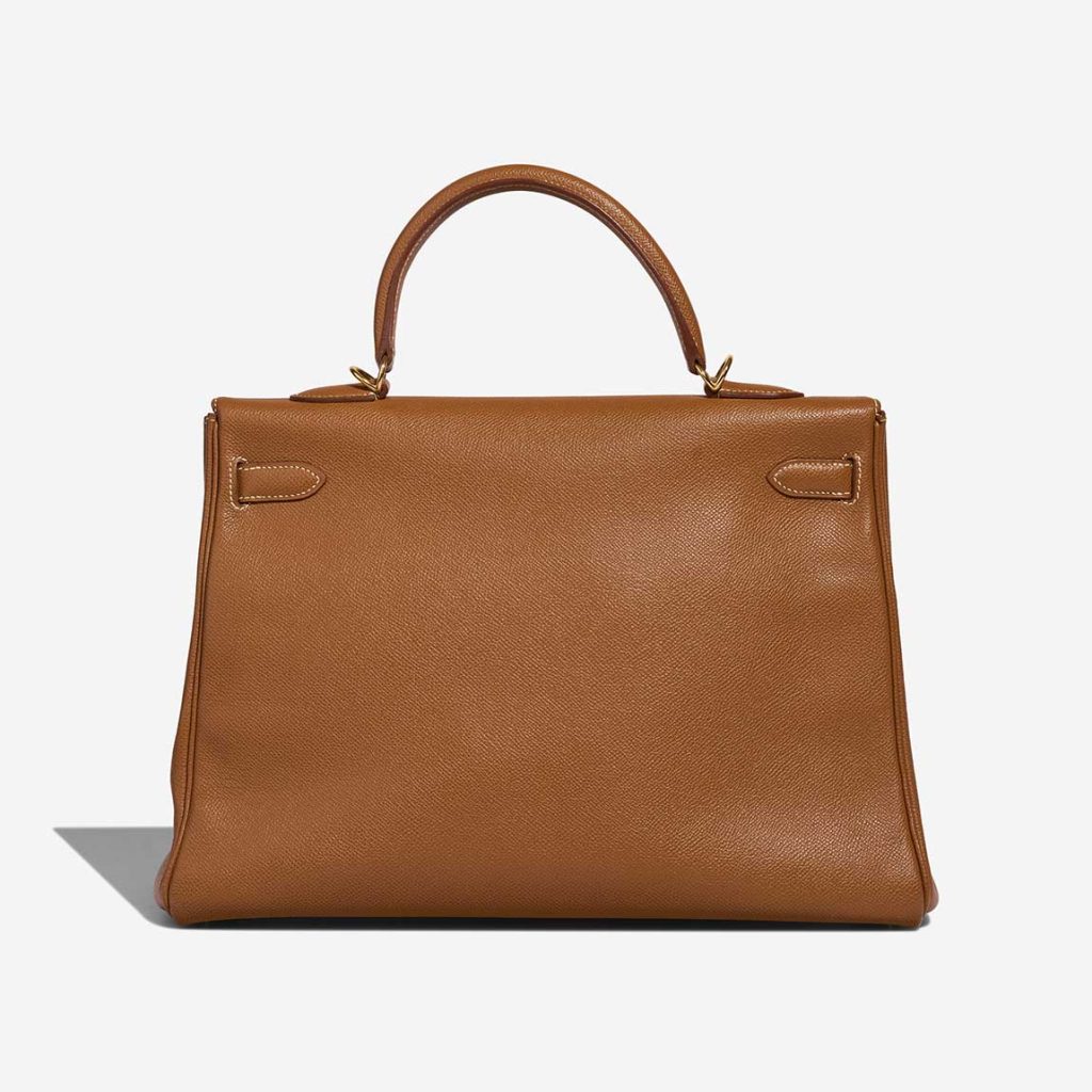 Hermès Kelly 35 Courchevel Gold | SACLÀB