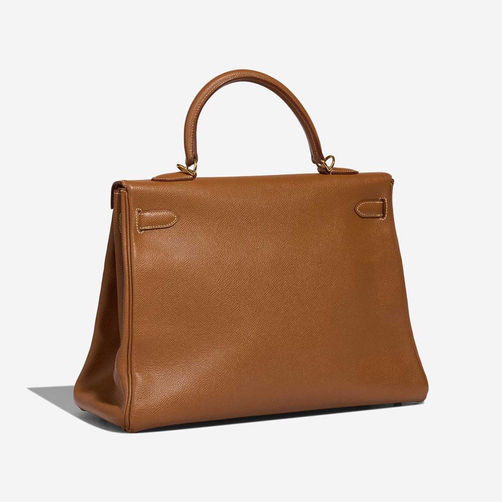 Hermès Kelly 35 Courchevel Gold | SACLÀB
