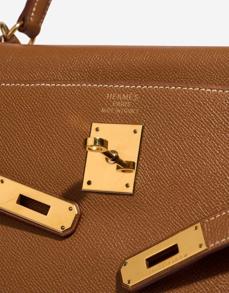 Hermès Kelly 35 Courchevel Gold | SACLÀB