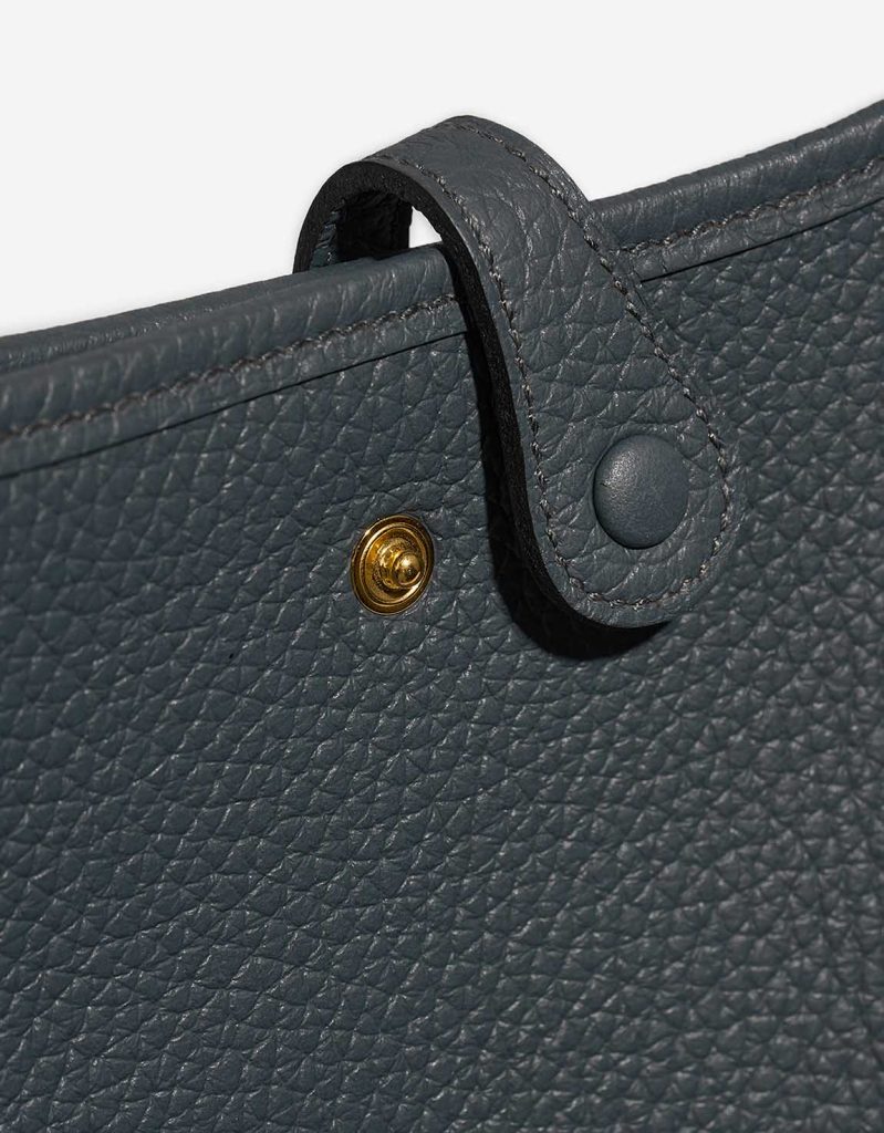 Hermès Evelyne 16 Taurillon Clémence Bleu Orage / Bleu Brume | SACLÀB