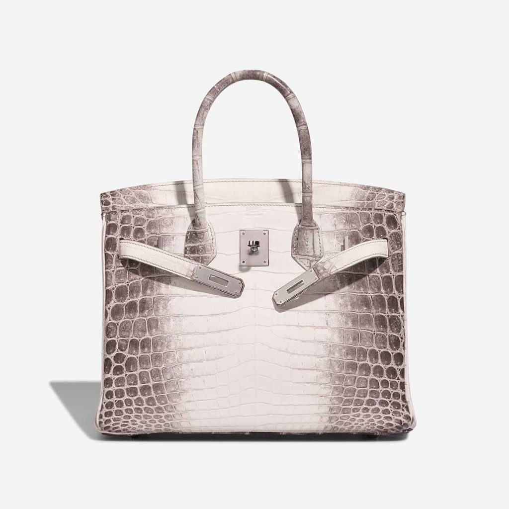 Hermès Birkin Himalaya 30 Niloticus Crocodile White | SACLÀB