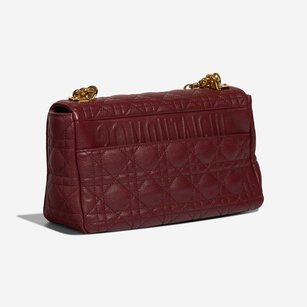 Dior Caro Medium Calf Dark Red | SACLÀB
