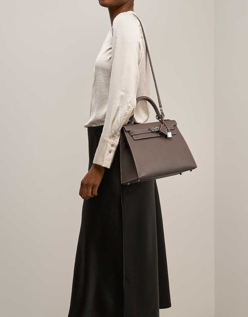 Hermès Kelly 28 Epsom Étoupe | SACLÀB