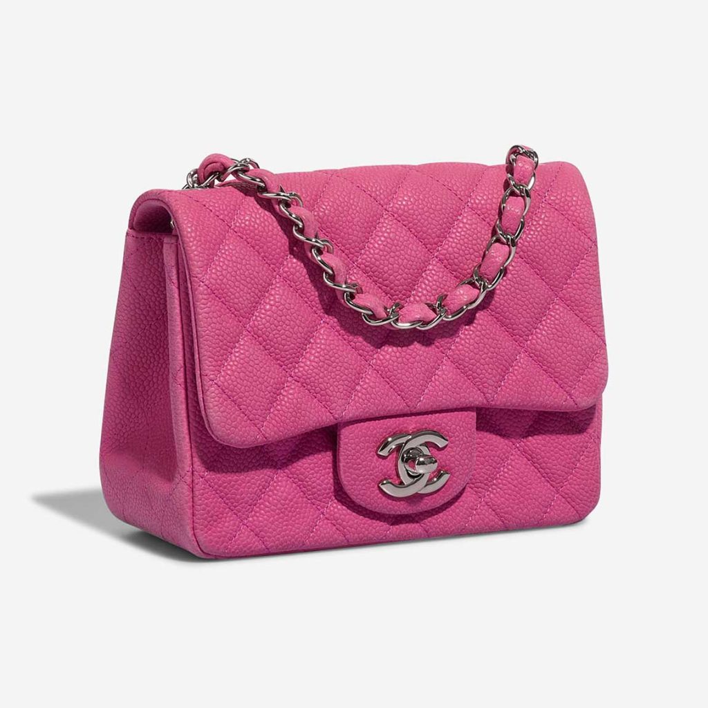 Chanel Timeless Mini Square Caviar Pink | SACLÀB
