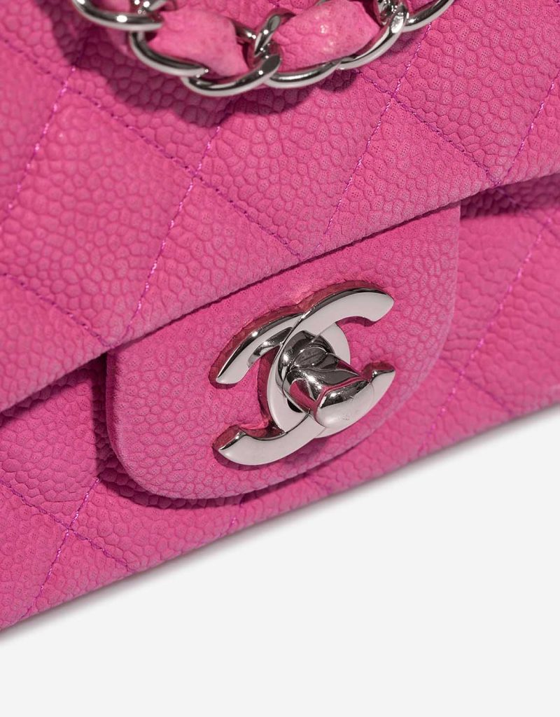 Chanel Timeless Mini Square Caviar Pink | SACLÀB
