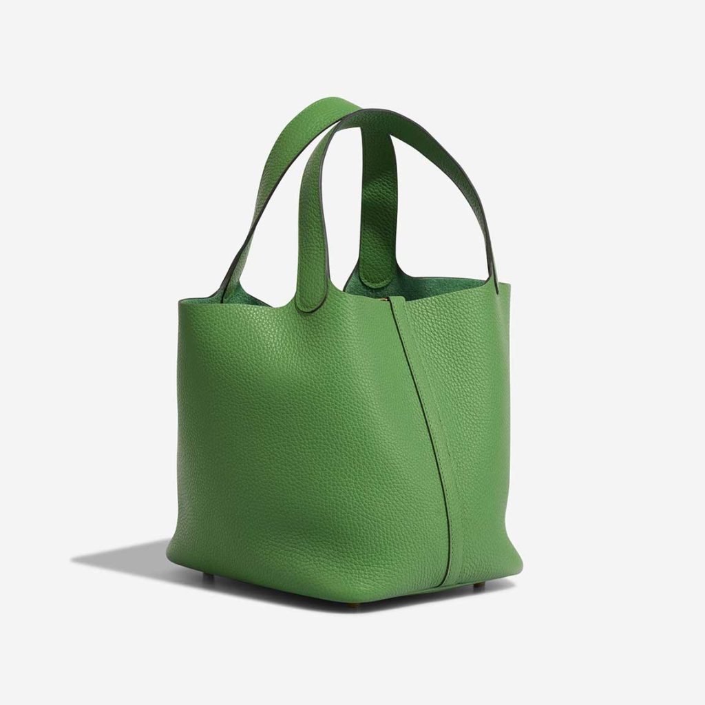 Hermès Picotin 22 Taurillon Clémence Vert Yucca | SACLÀB