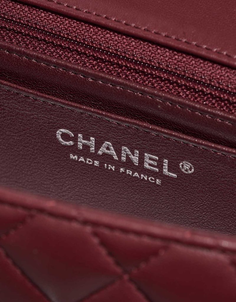 Chanel Timeless Mini Rectangular Lamb Burgundy | SACLÀB