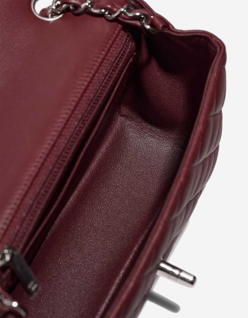 Chanel Timeless Mini Rectangular Lamb Burgundy | SACLÀB