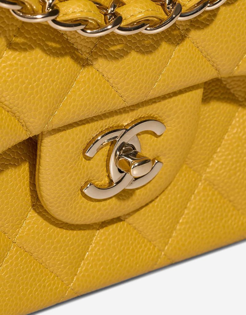 Chanel Timeless Jumbo Caviar Amber | SACLÀB