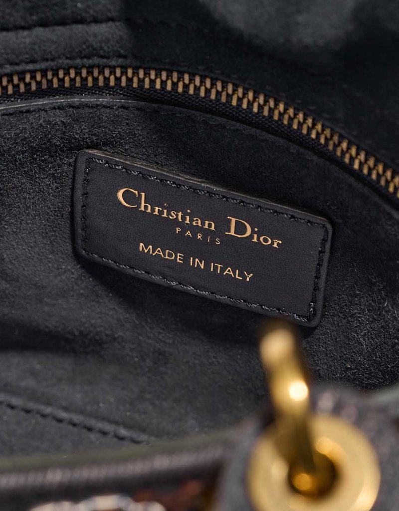 Dior Lady Mini Denim Blue | SACLÀB