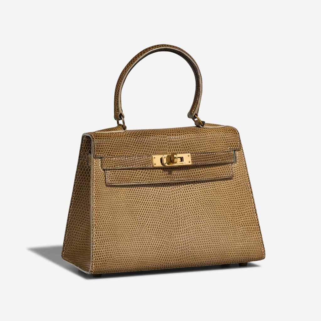 Hermès Kelly Mini Lizard Ficelle | SACLÀB