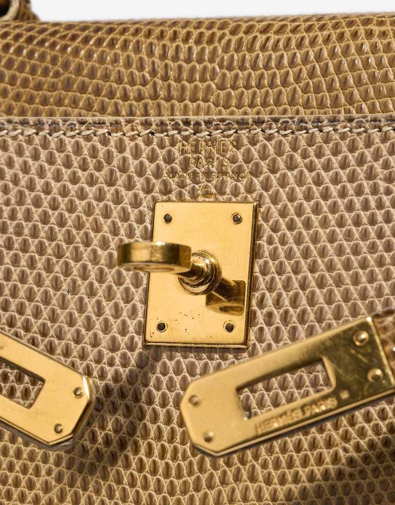 Hermès Kelly Mini Lizard Ficelle | SACLÀB