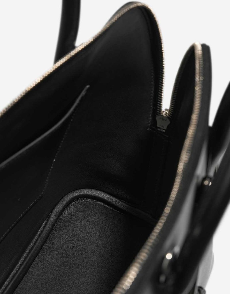 Hermès Bolide 1923 Smile 30 Tadelakt / Niloticus Lizard Black | SACLÀB